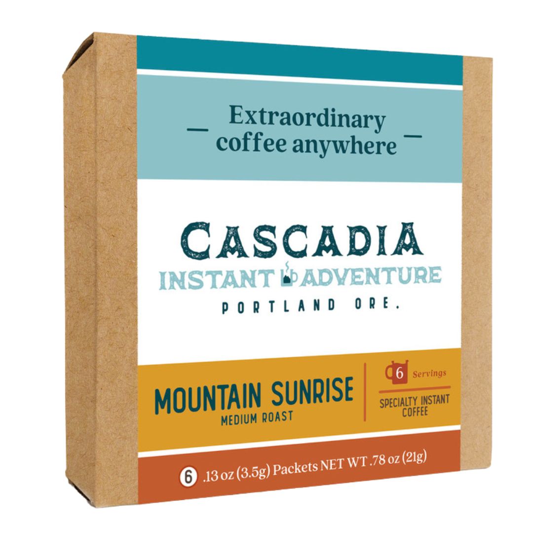 MOUNTAIN SUNRISE INSTANT COFFEE | Medium Roast | Cascadia Coffee Roasters